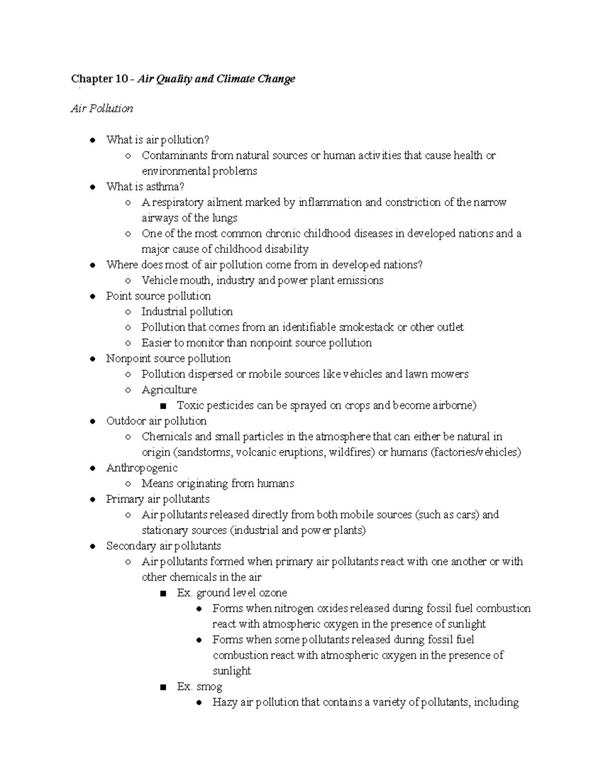 Chapter 10 - parks - Chapter 10 - Air Quality and Climate Change Air ...
