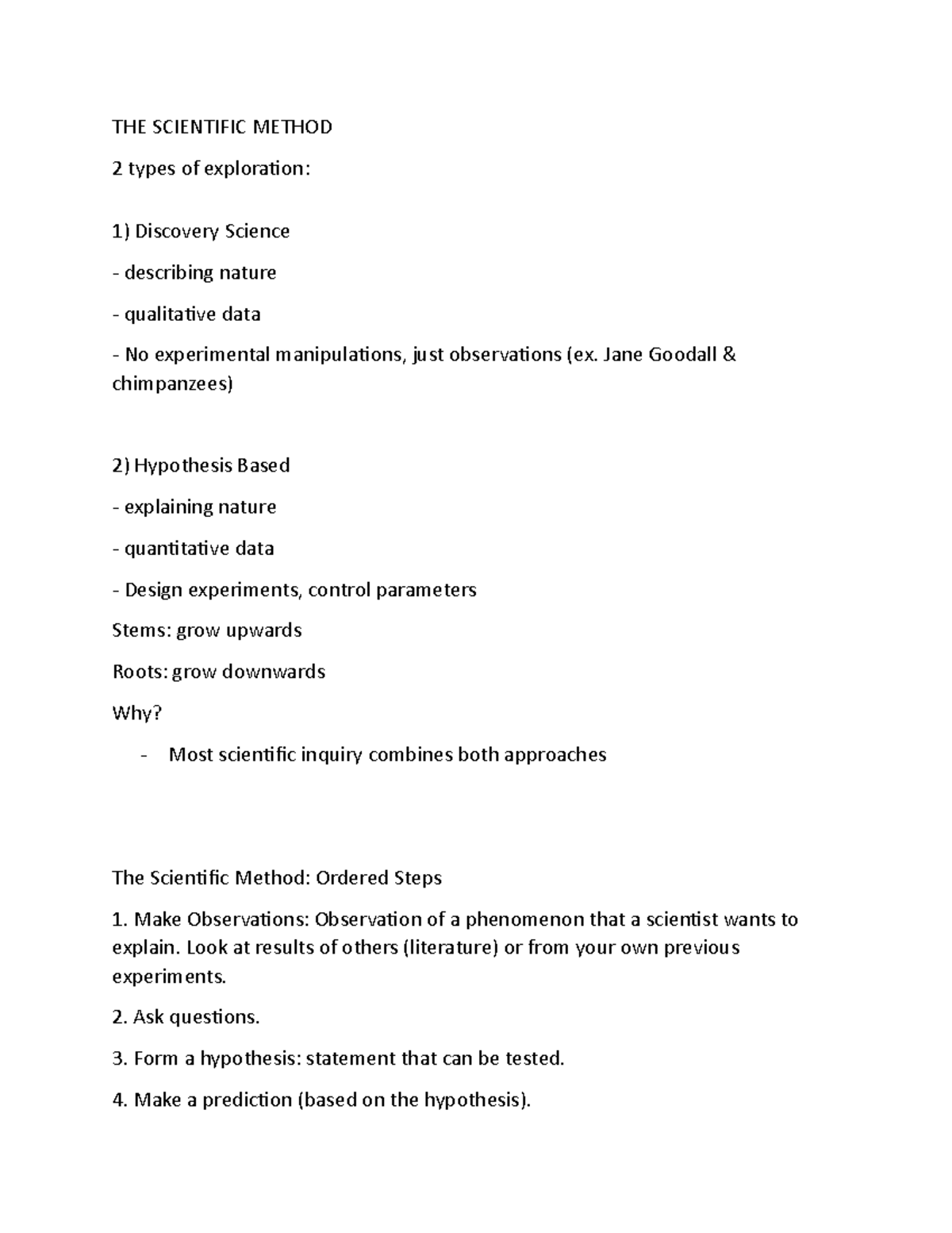 9 - THE Scientific Method - THE SCIENTIFIC METHOD 2 types of ...