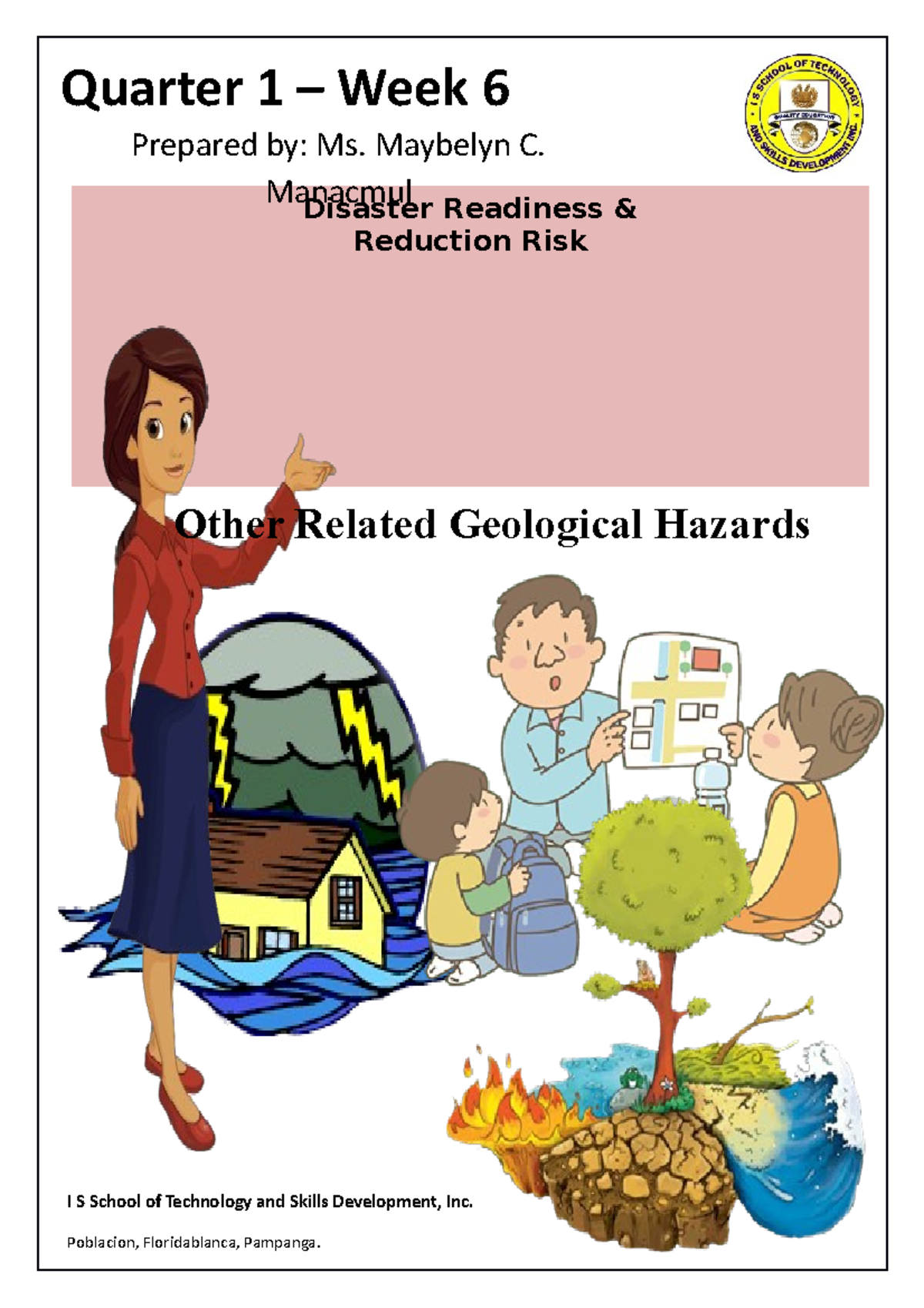 WEEK 6 DRRR - REviewer - Quarter 1 – Week 6 Prepared by: Ms. Maybelyn C ...