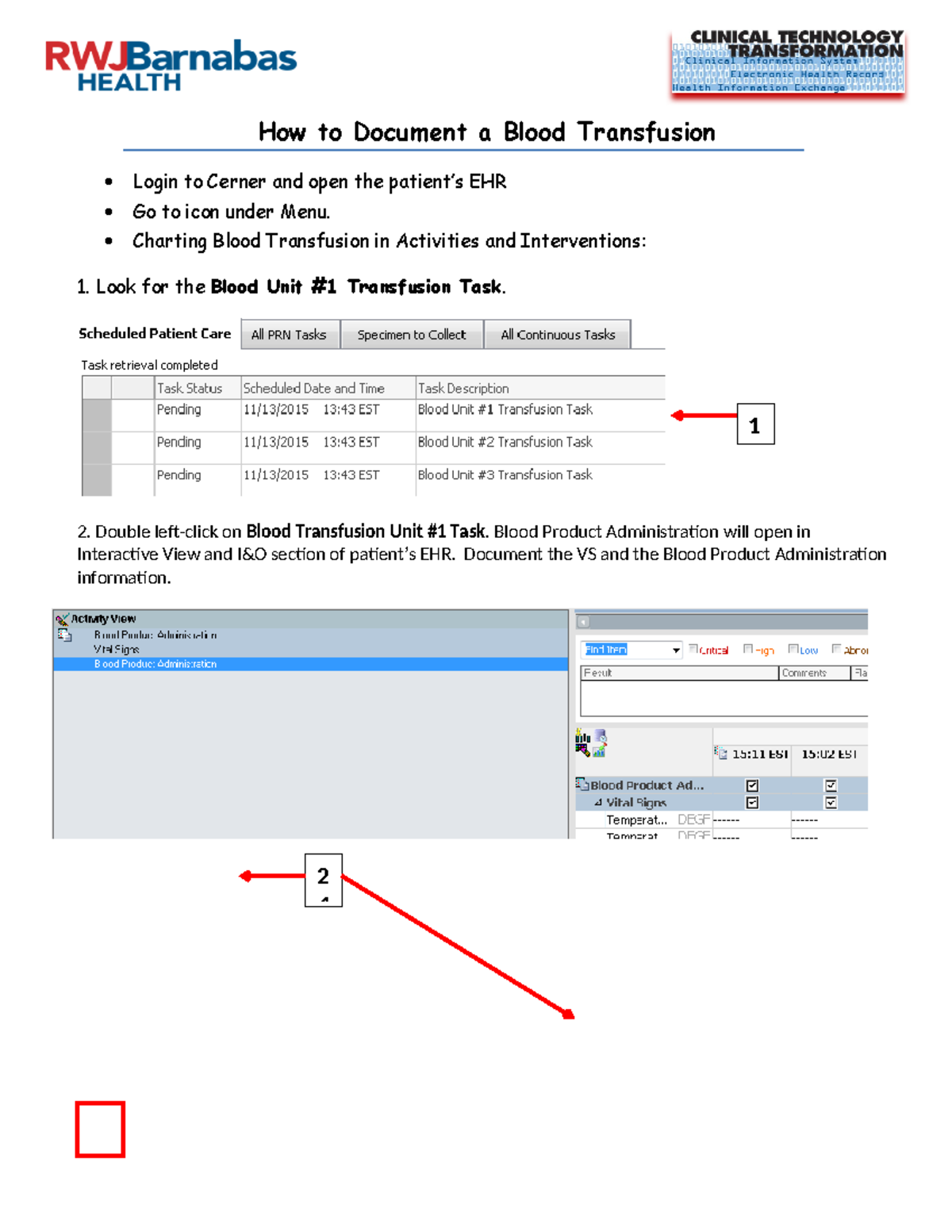How to Document a Blood Transfusion APril 5 2017 4119sl - How to ...