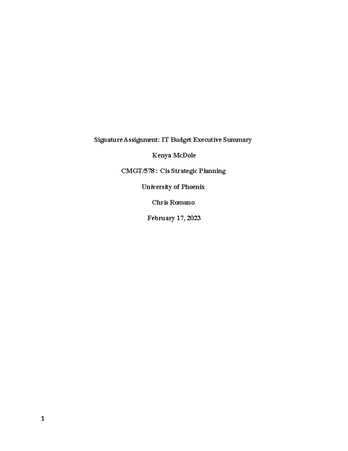 Signature Assignment 2 - In previous summaries we have pivoted from ...