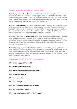 Roadmap B1 Unit 3A - 3A Bucket lists C B Goal: talk about experiences ...