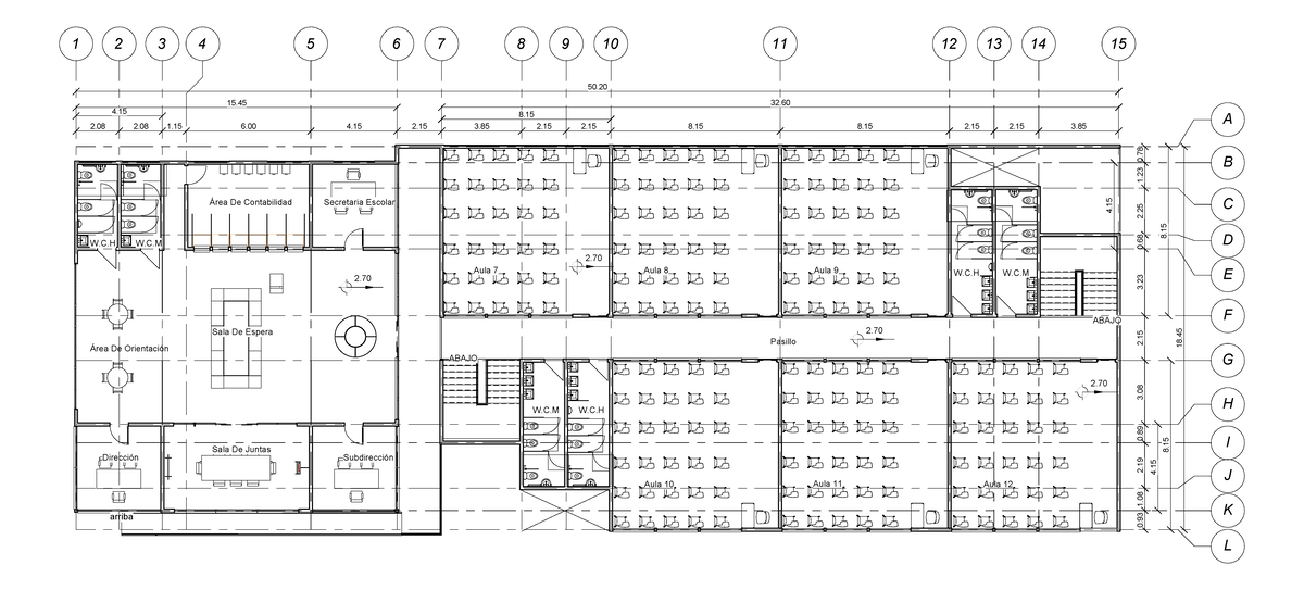 Aulas Planta Alta - apuntes - arriba Aula 4 Aula 7 Aula 8 Aula 9 Aula ...