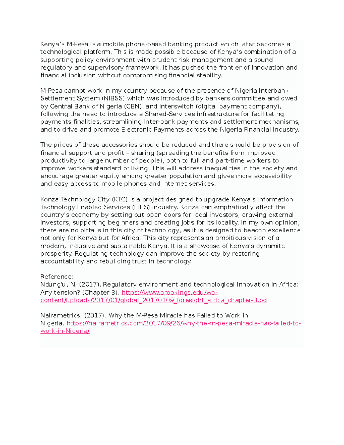 M-PESA IN Kenya - Kenya’s M-Pesa is a mobile phone-based banking ...