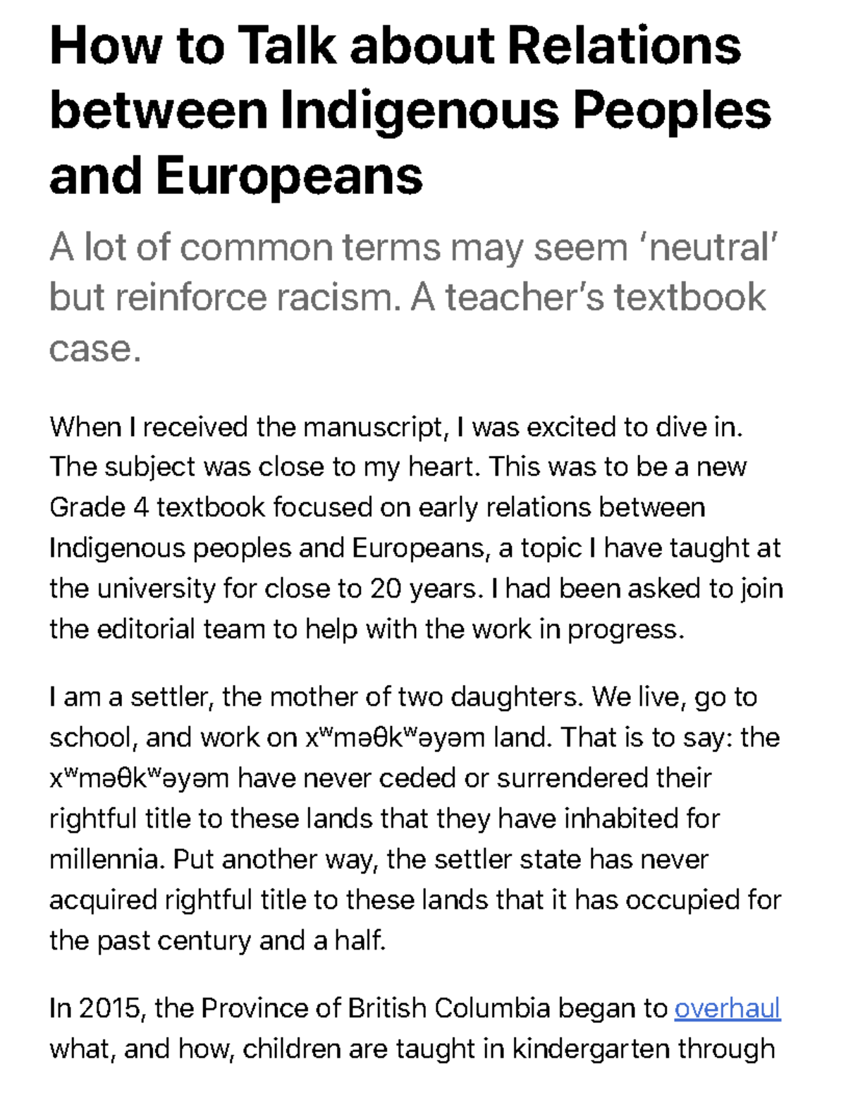 Raibon Reading - How to Talk about Relations between Indigenous Peoples ...