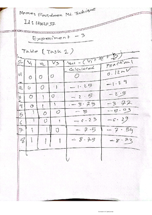 Lab report - Course No: EEE 4842 (Microwave Engineering Lab) Experiment No: 01 Experiment Name ...