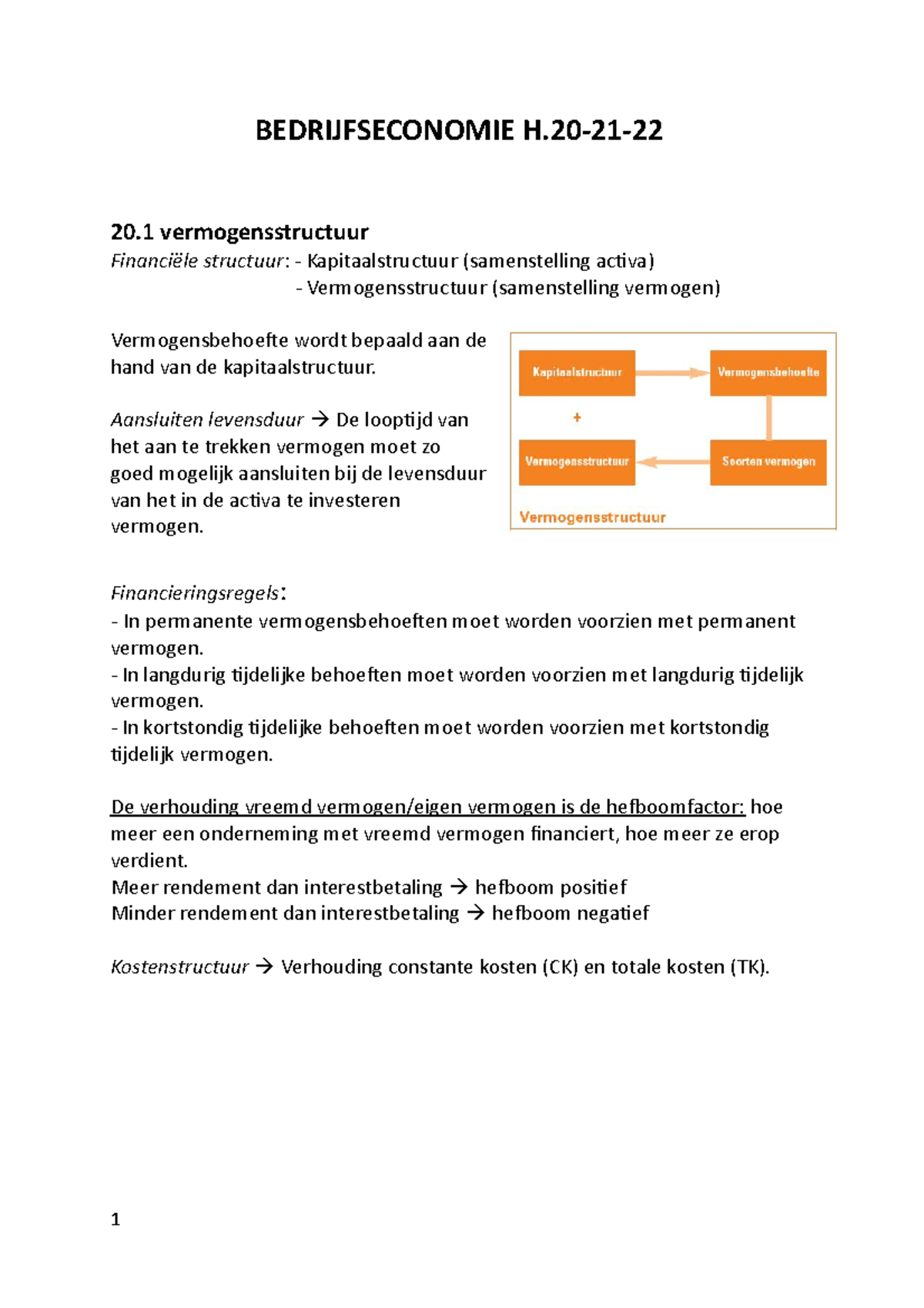 BECO H20 t m 22 V5 in balans - BEDRIJFSECONOMIE H-21- 20 ...