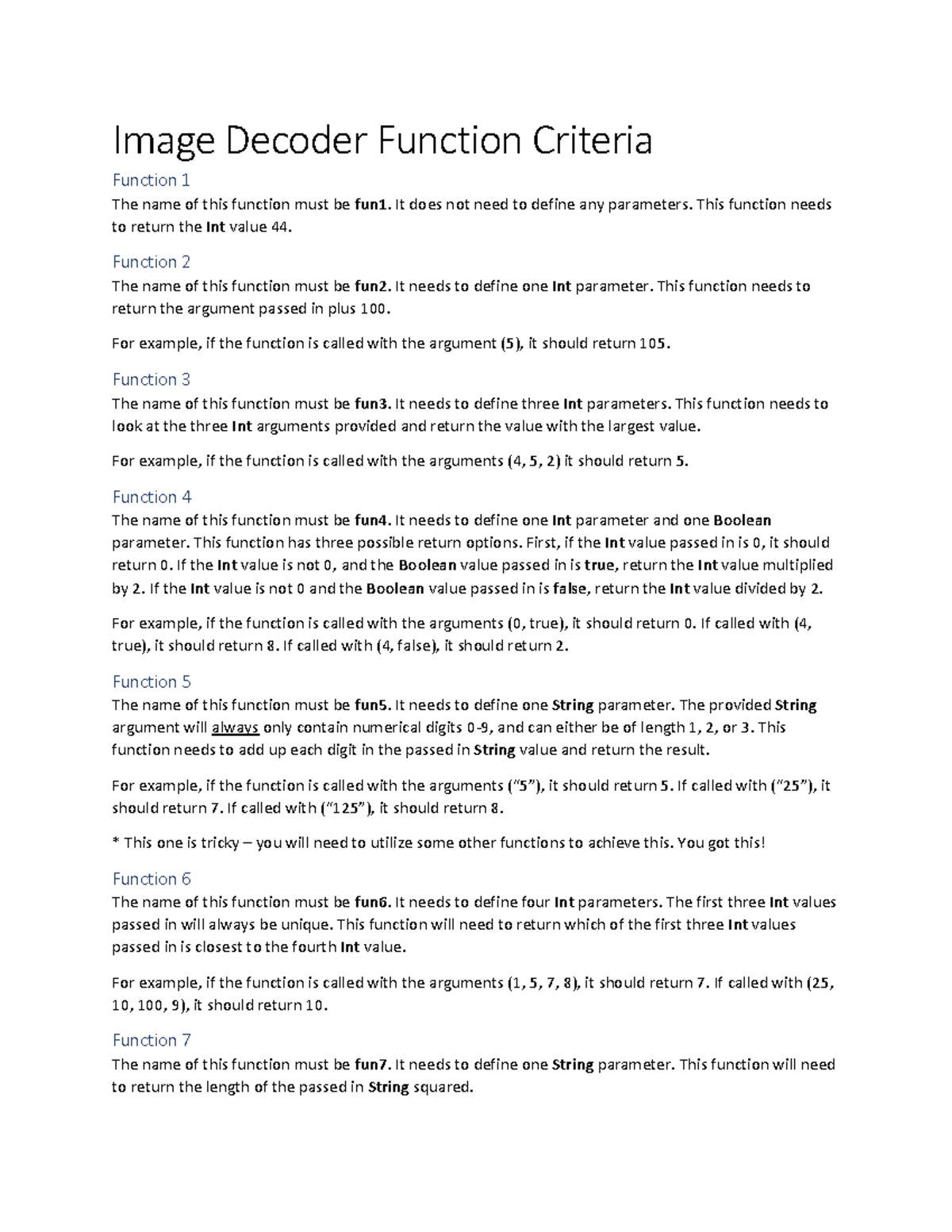Image Decoder Function Criteria - Image Decoder Function Criteria ...
