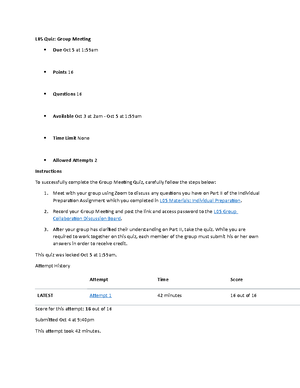 L04 Quiz Homework Business Statistics - L04 Quiz: Homework Due Oct 2 at ...