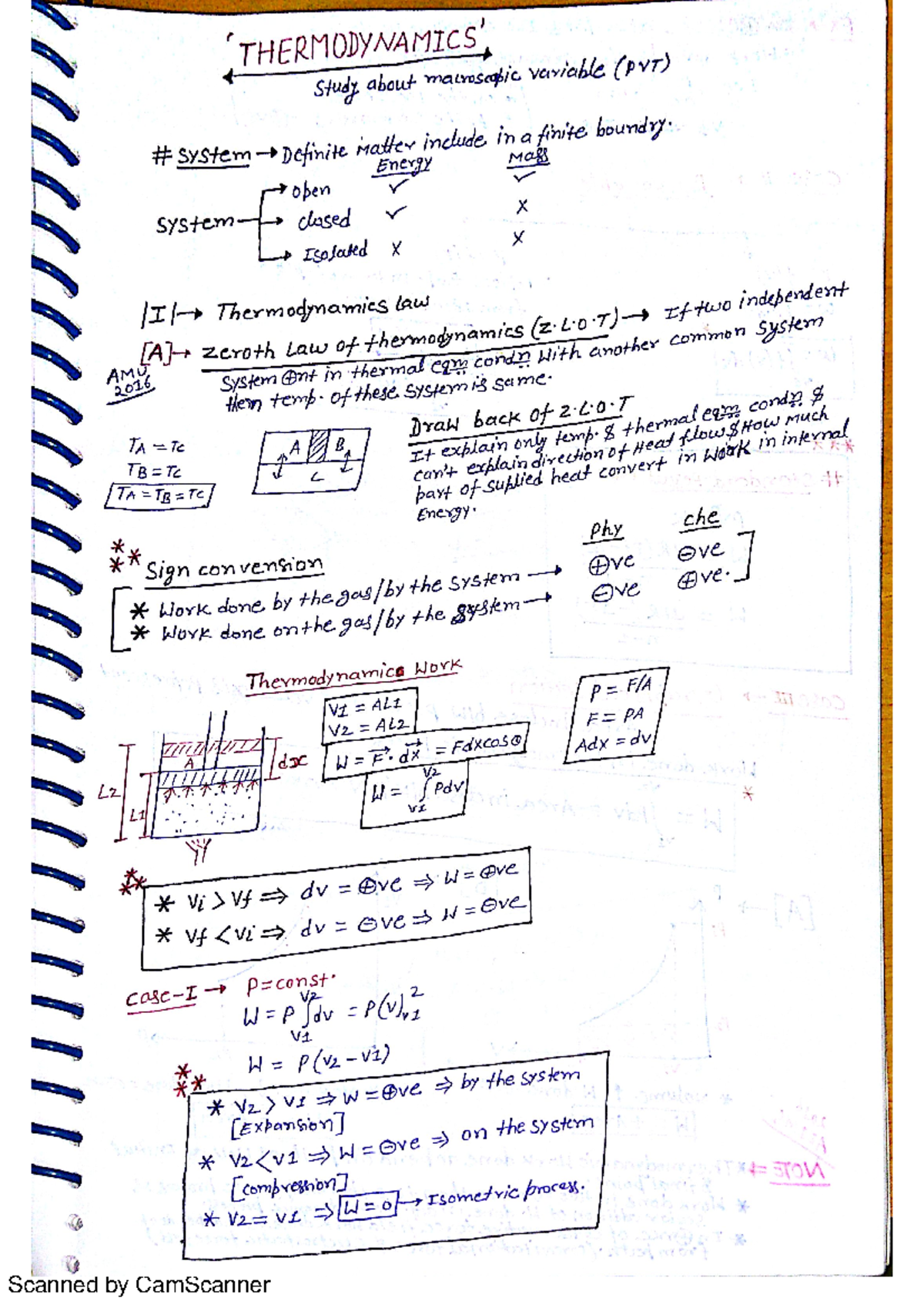 Thermodynaics - Introduction to physics - Studocu
