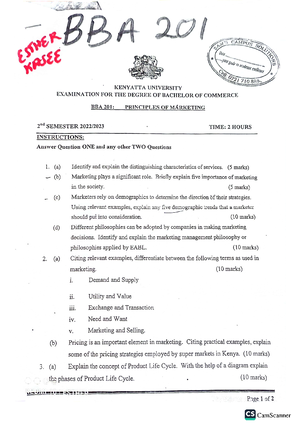 BAC 202 past papers courtesy of Esther Kasee - Financial accounting 1 ...