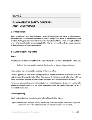 VUT - Safety Principles and Law 1 - Studocu