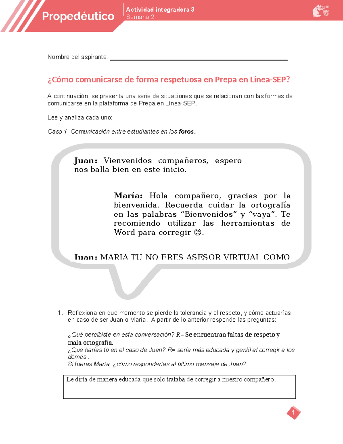 Martínez Díaz Reyna Maria Moo S2AI3 - Semana 2 Nombre del aspirante ...