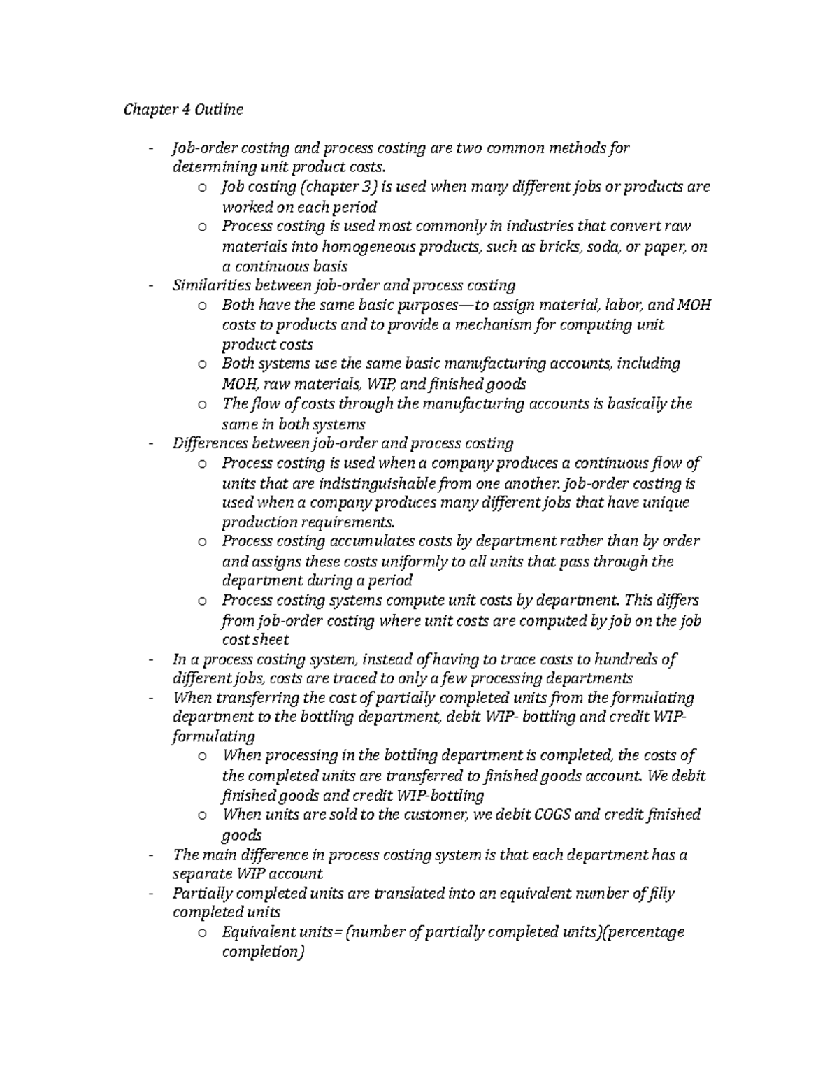 Chapter 4 Outline - Summary Financial Accounting: Building Accounting ...