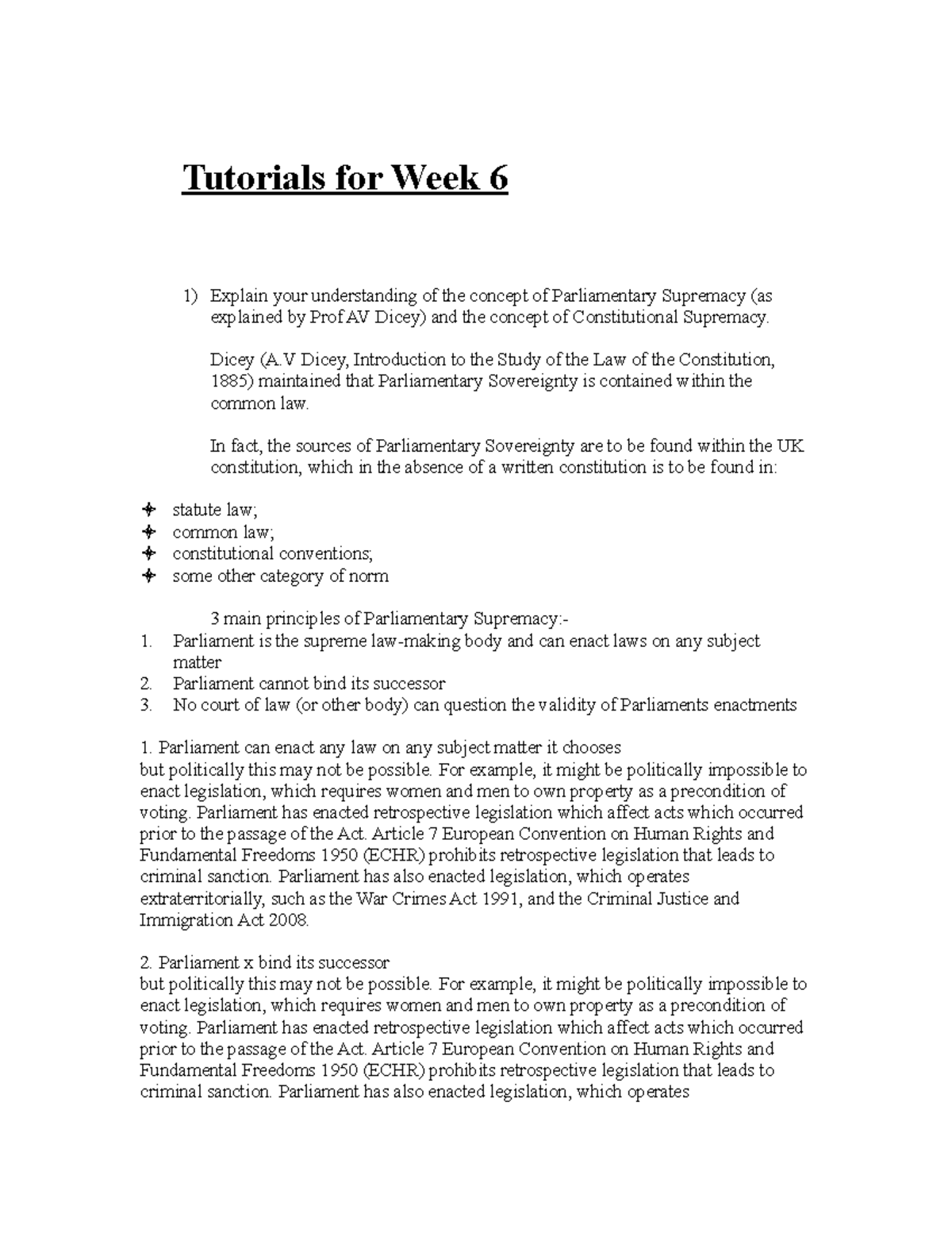 285894 Tutorials for Week 6 - Tutorials for Week 6 Explain your ...