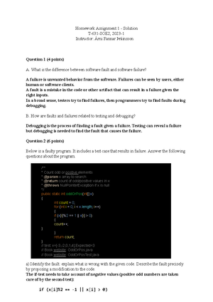 2023 01 T 631 SO2 Homework 3 solution - Homework Assignment 3 T-631-SOE2, 2023- Instructor: Árni ...