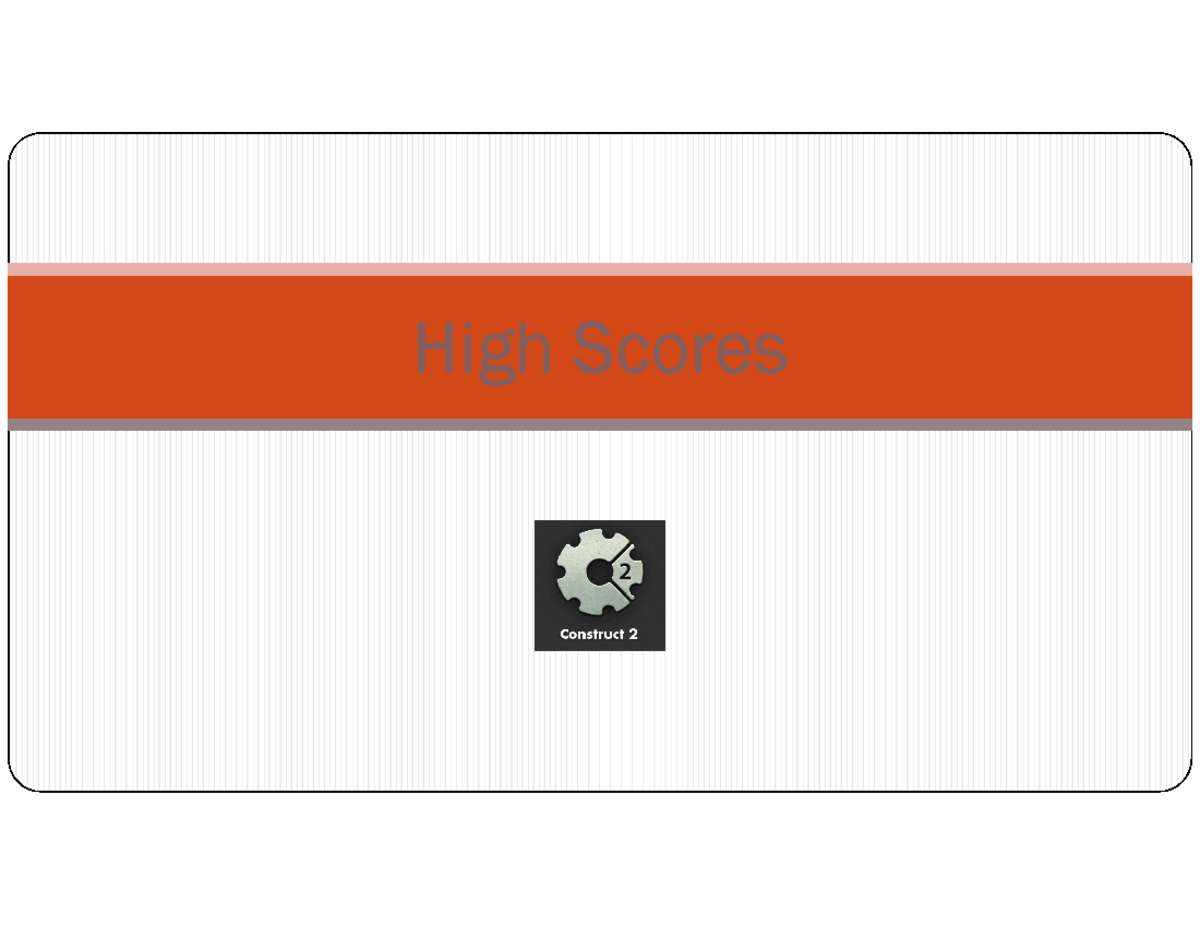 Tutorial Casual Game II - High Scores 1. Insert New Object WebStorage ...
