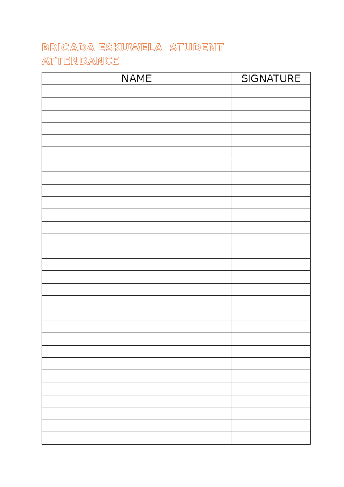 SAMPLE BRIGADA SHEET ATTENDACE WITH PARENTS NAME AND CONTACT - Science ...