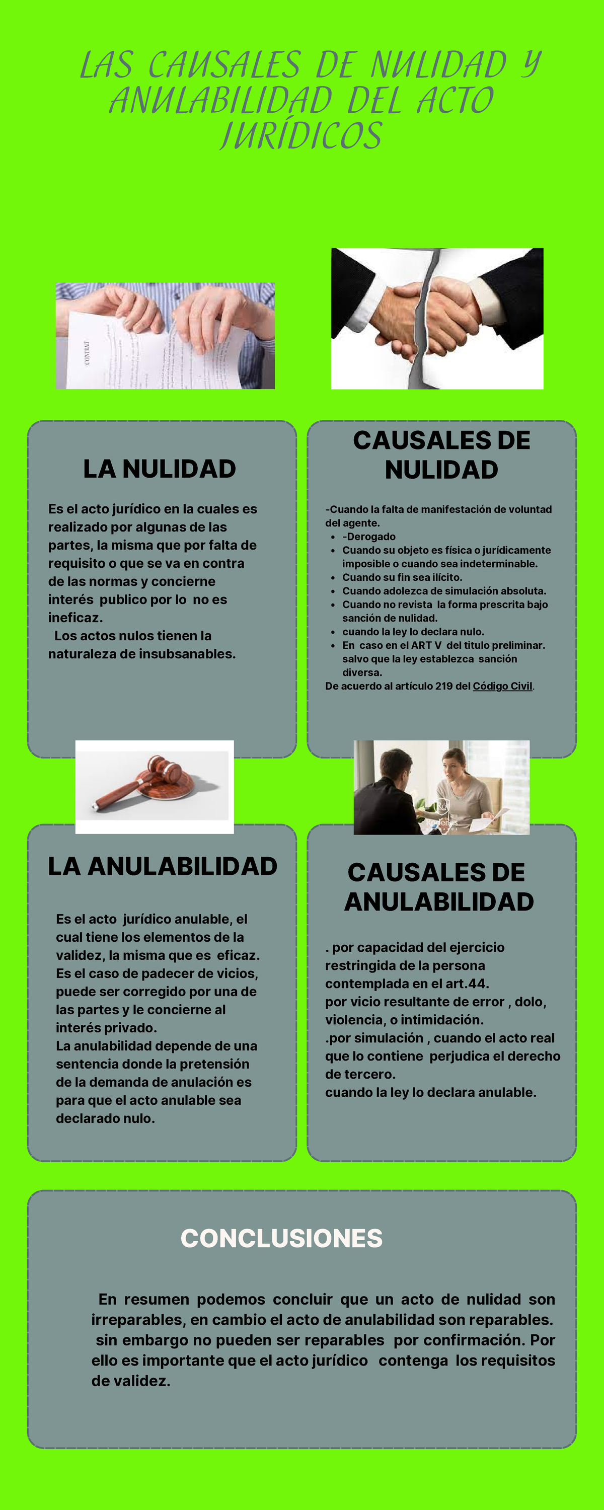 Causales DE Nulidad Y Anulabilidad - LAS CAUSALES DE NULIDAD Y ANULABILIDAD DEL ACTO JURÍDICOS ...