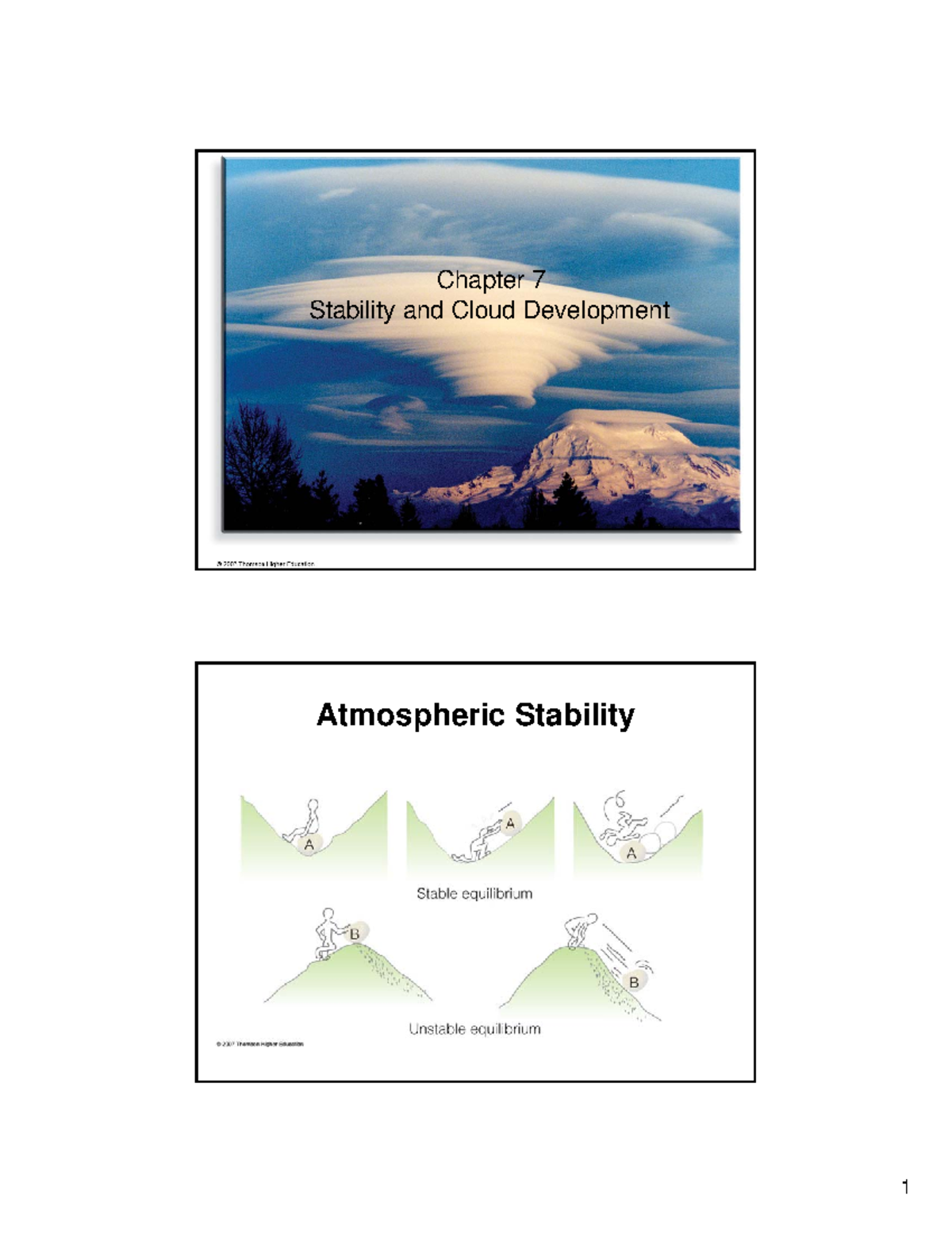 Stability clouds - Chapter 7 Stability and Cloud Development ...