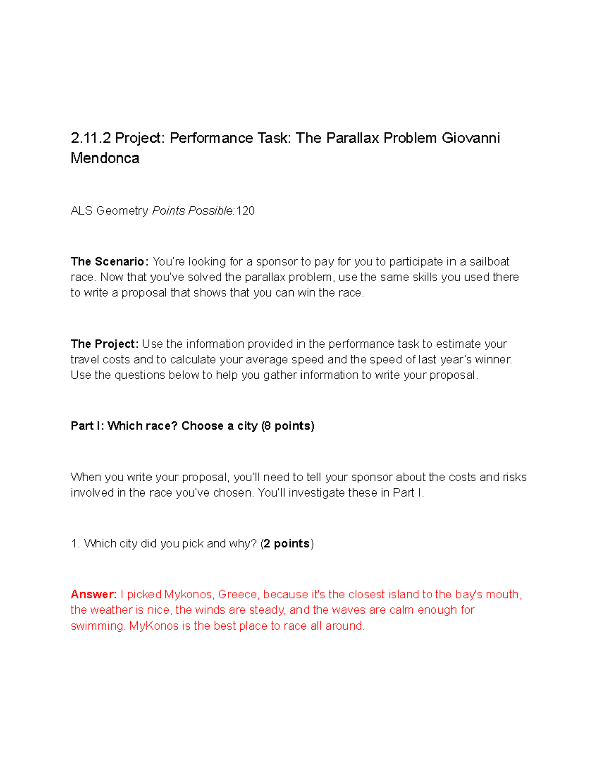 2111111 - english - 2.11 Project: Performance Task: The Parallax Problem Giovanni Mendonca ALS ...