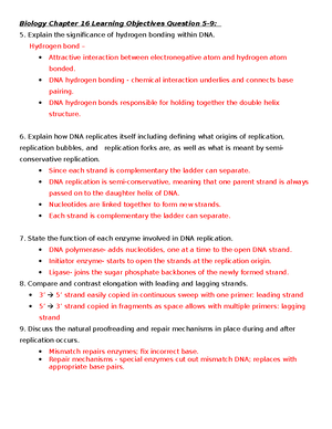 Biology Chapter 15 LO Q 1-6 - Biology Chapter 15 Learning Objectives ...