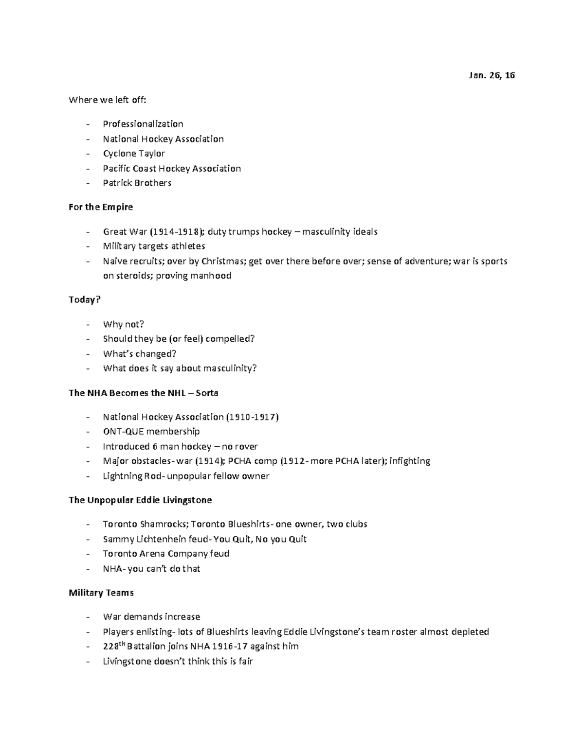 Lecture notes, lectures 1-12 - Main notes for the first half of the ...