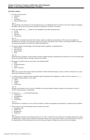 Exam View - Chapter 35 - practice questions - Copyright © 2021 ...