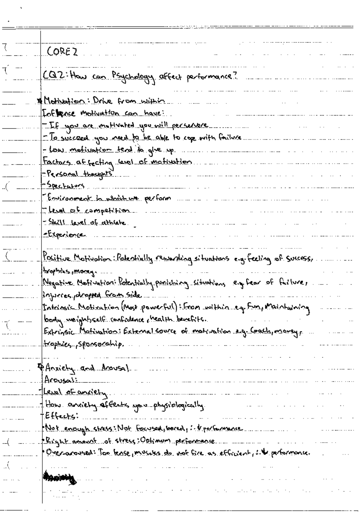 Core 2 CQ2 - Studocu