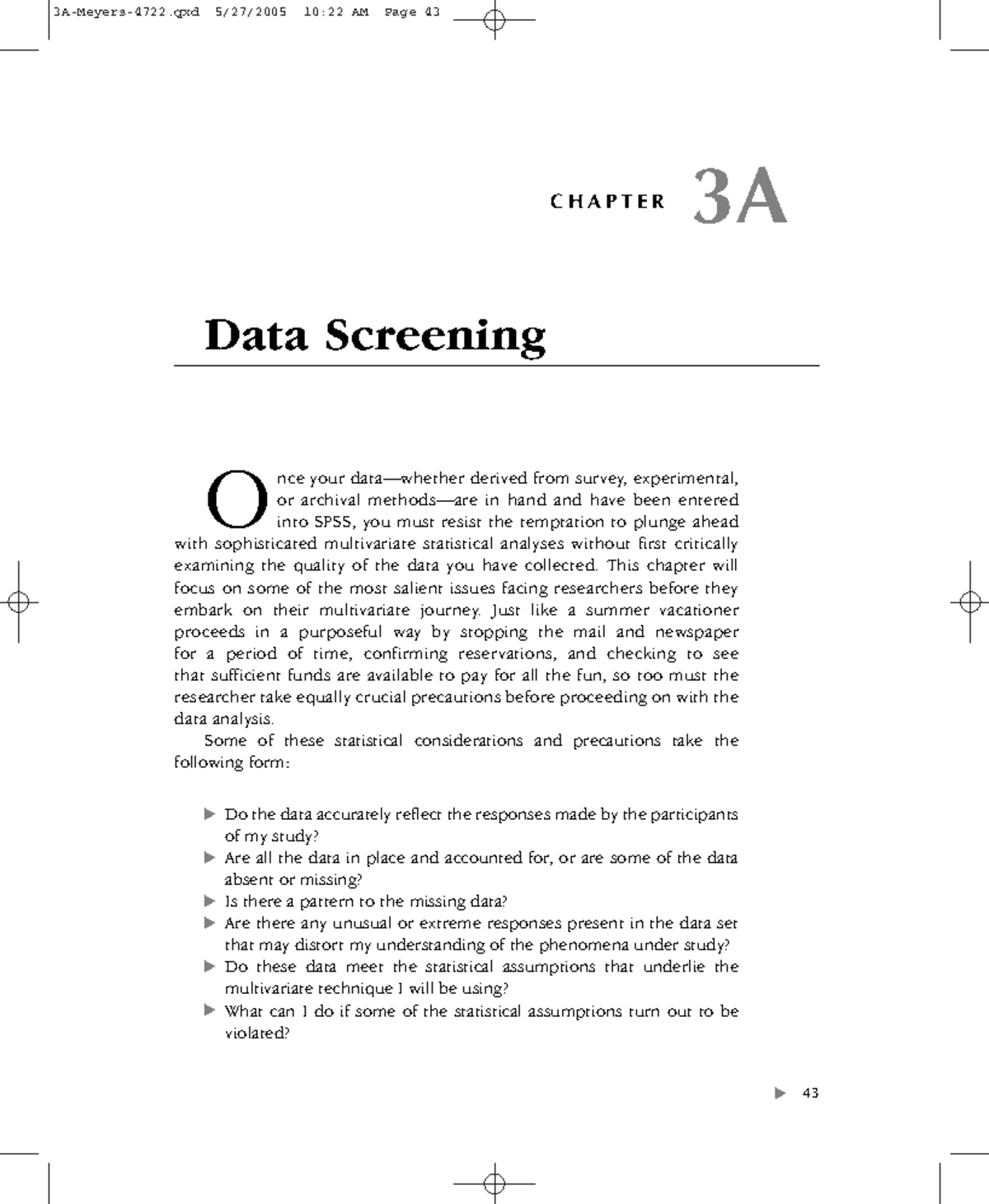 6418 Chapter 3A Meyers I Proof 2 - 10:22 AM Page 43 CHAPTER 3A Data ...