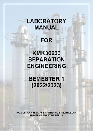 Lecture 1 - Introduction to Separation Engineeirng - KMK SEPARATION ...
