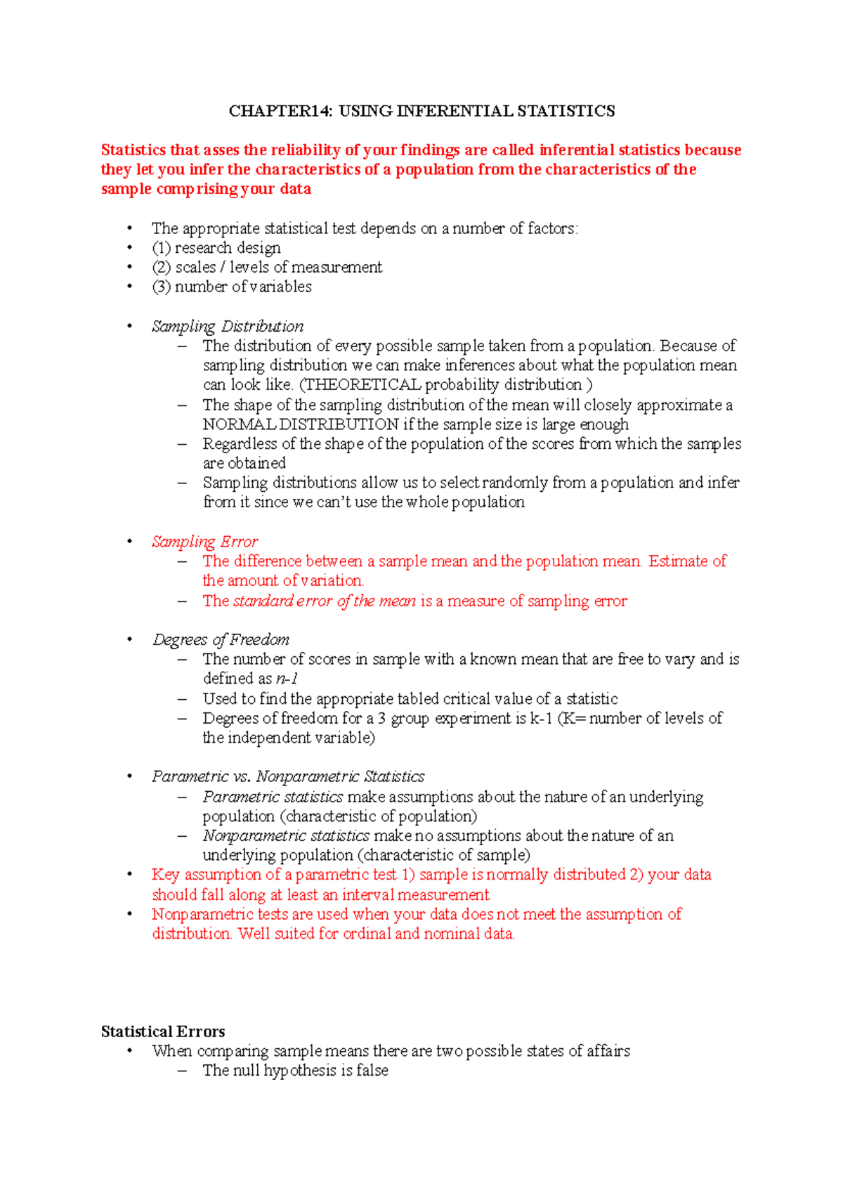 PSYC208 Using Inferential Statistics - CHAPTER14: USING INFERENTIAL ...
