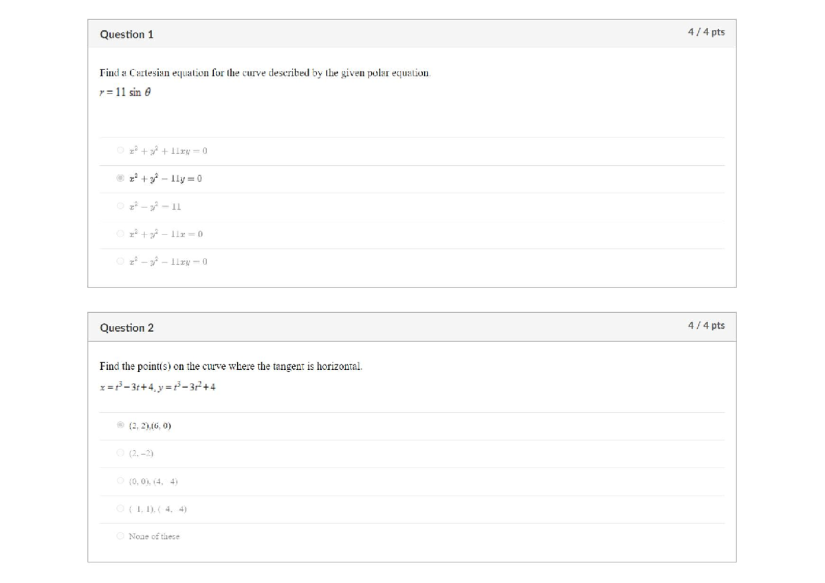 Calc test 2 - This is the coursework for one of the assignments for ...