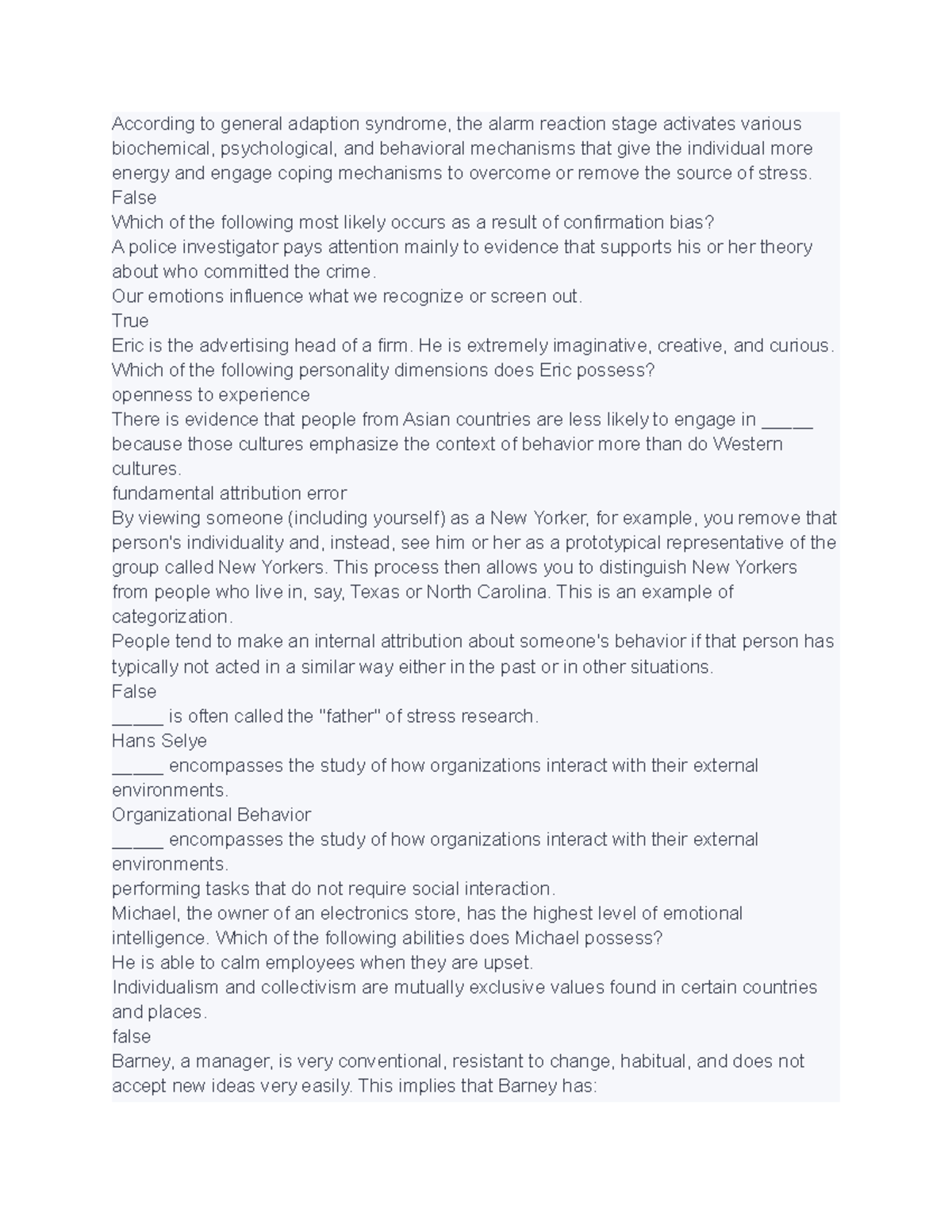 notes busi 240 professor knowles - According to general adaption ...