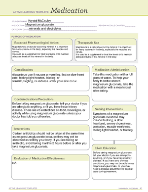 Drug card Phenergan - ACTIVE LEARNING TEMPLATES THERAPEUTIC PROCEDURE A ...