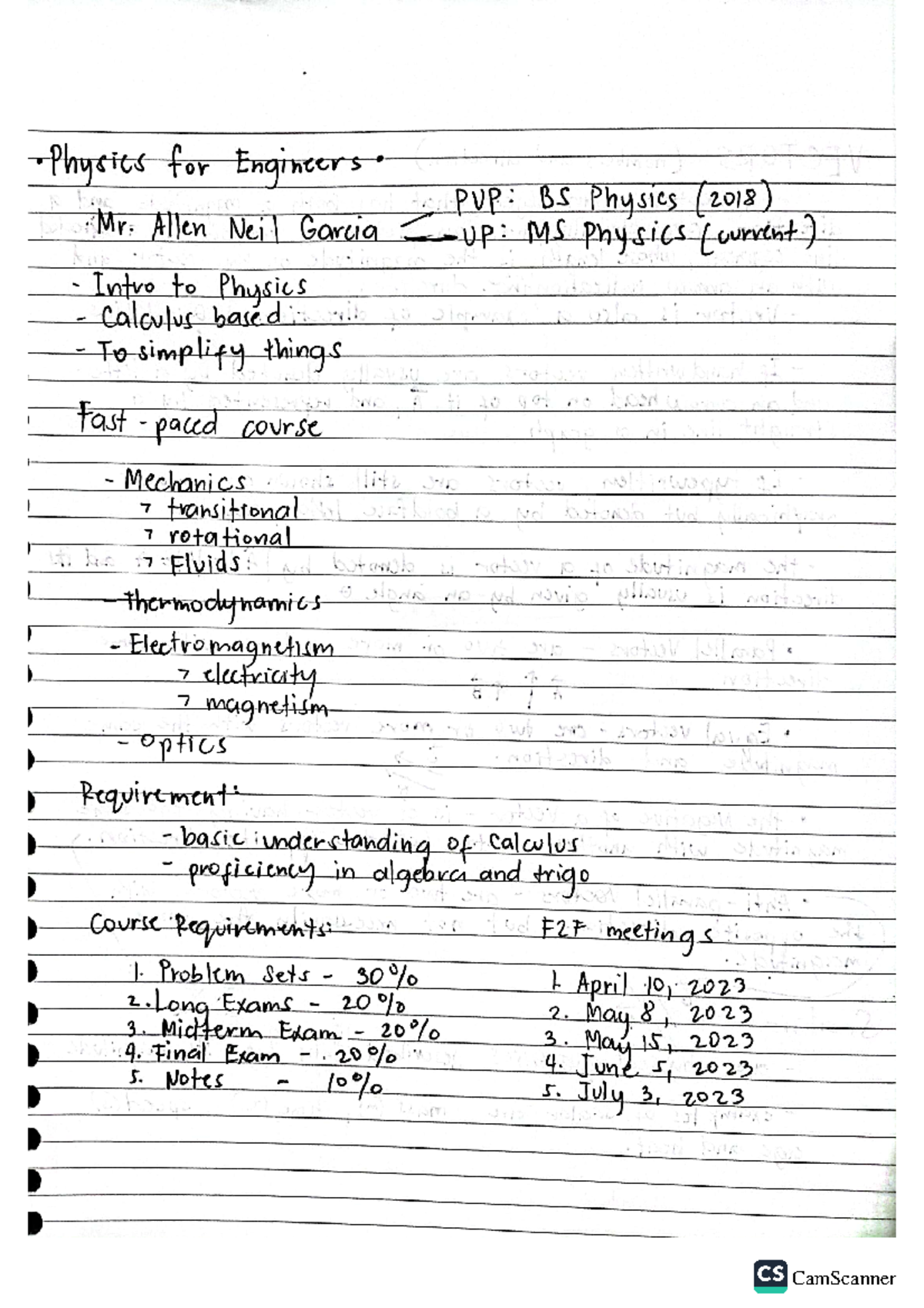 Notes(Vectors) - BS Civil Engineering - Studocu