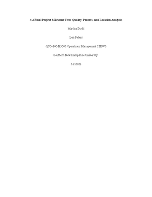 4-2 Final Project Milestone One - CBA - 4-2 Final Project Milestone One ...