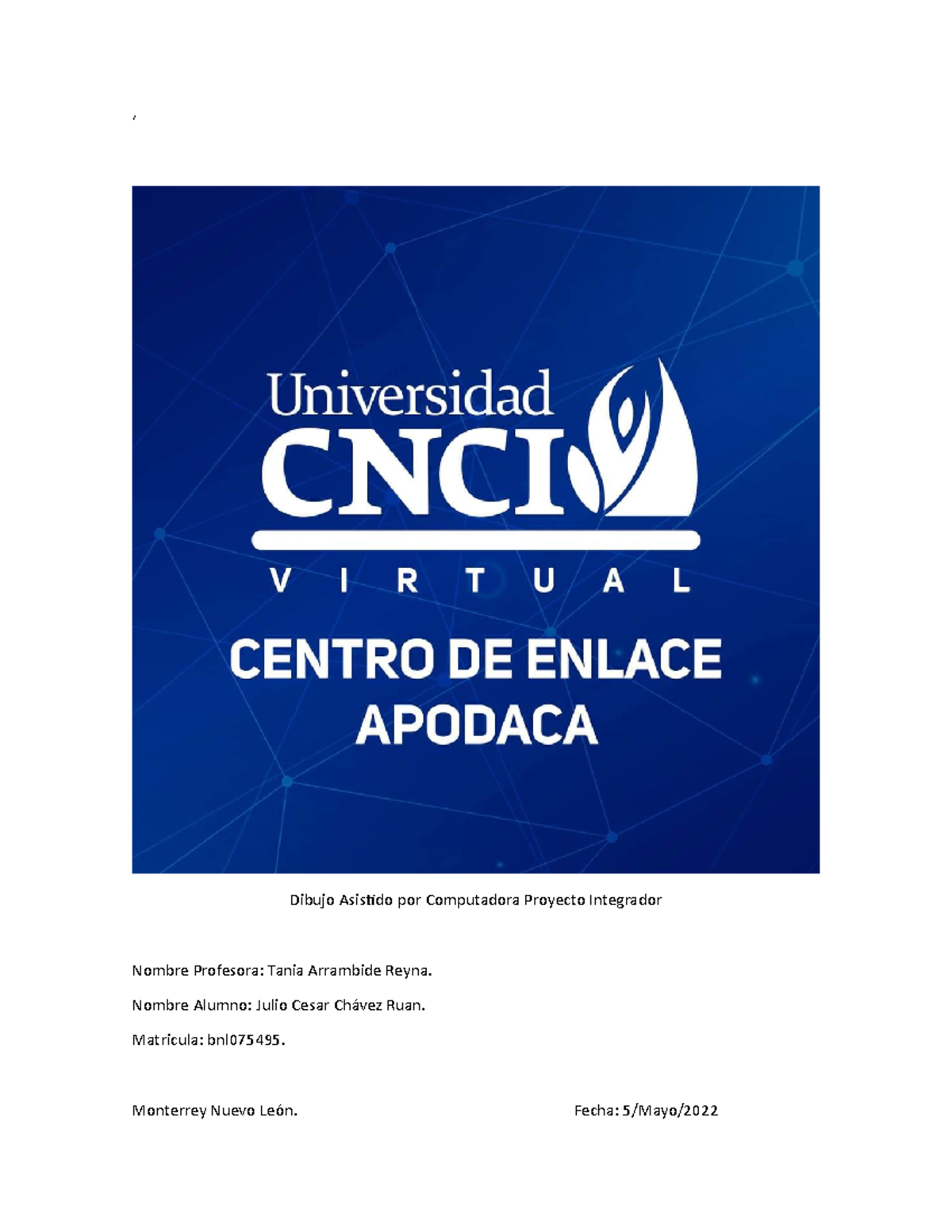 Dibujo asistido por computadora Proyecto Integrador - ‘ Dibujo Asistido ...