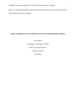 MAT 240 Module Two Assignment Template 2 copy - [Note: To complete this ...