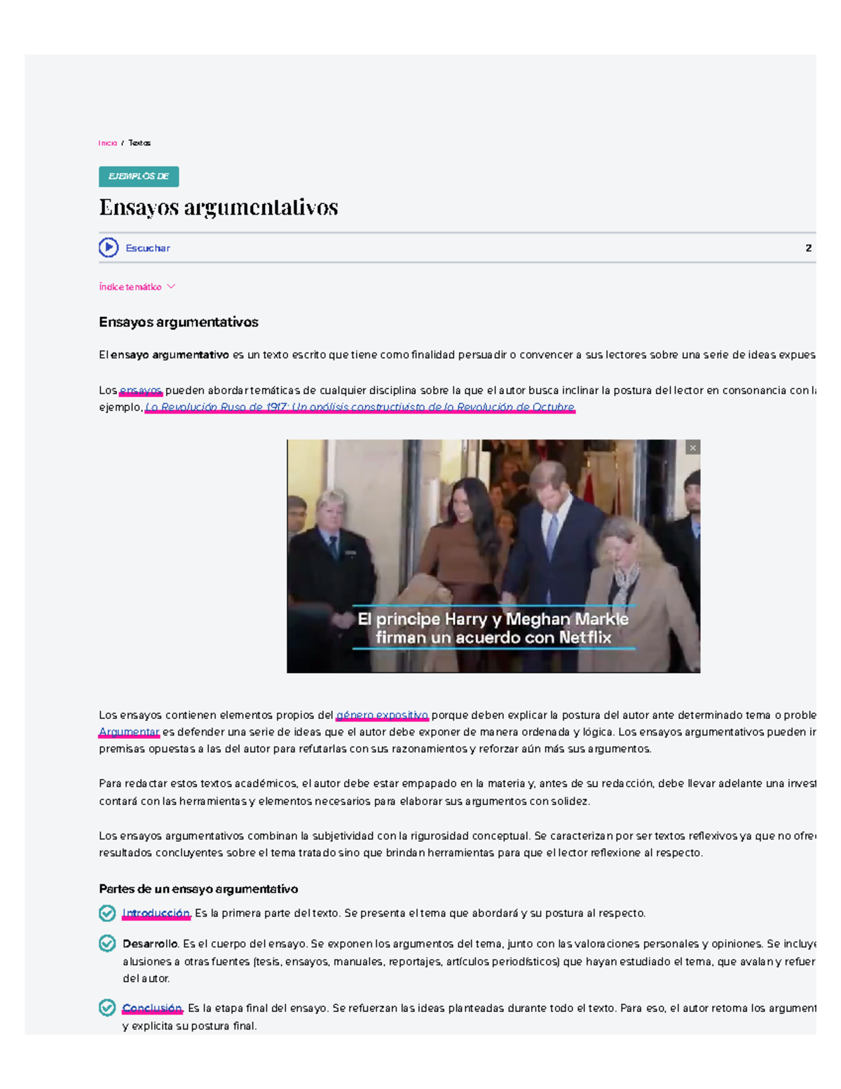 Ejemplos de Ensayos Argumentativos - Inicio/ Textos EJEMPLOS DE Ensayos ...