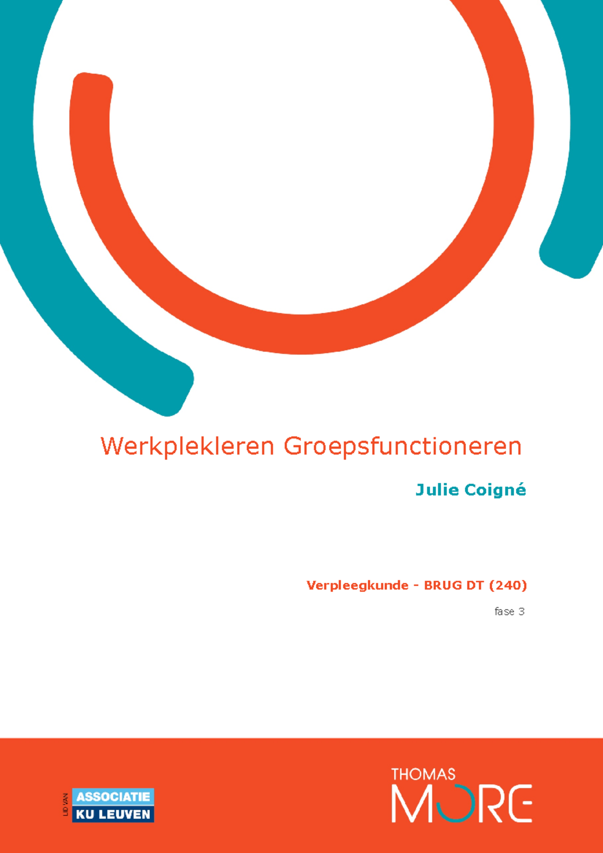 Proces- en stappenplan WPL Teamfunctioneren 3BRUG DT 2122 ...