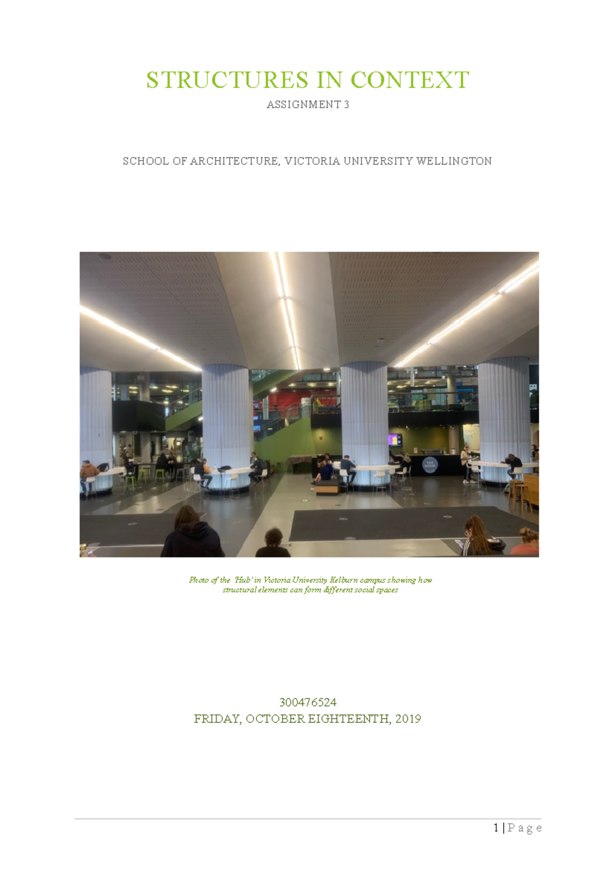 Assignment 3 A - Identify and illustrate basic structural systems ...