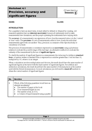 Periodic table - Studocu