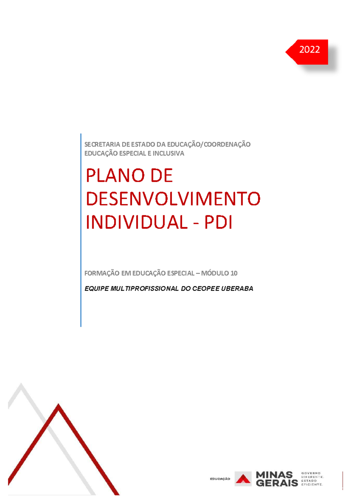 Módulo 10 PDI vf - Plano de Desenvolvimento Individual do Aluno ...