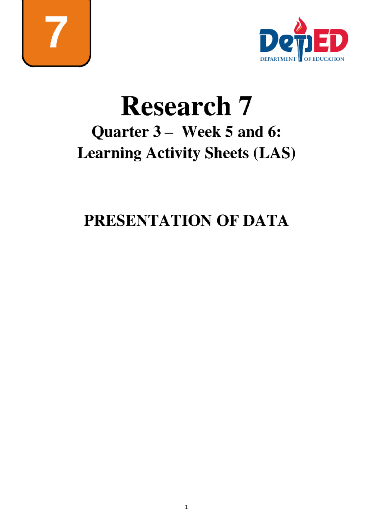 625170402 Research 7 Q3 W5 - Research 7 Quarter 3 – Week 5 and 6 ...