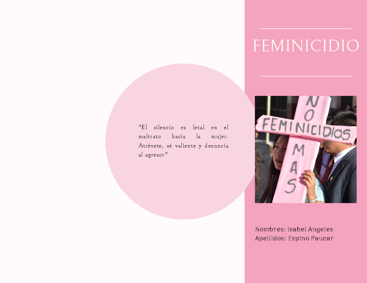 Folleto Triple de Servicios Funerarios Natural Rosa Pastel y Beige ...