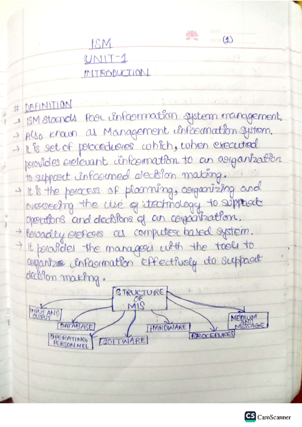 Unit 1 ISM - dss - Mathematics: Applications and Interpretation SL - Studocu