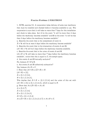 Practice Problems 4 econ0005 - Practice Problems 4 From Week 4 slides. Suppose that the ...