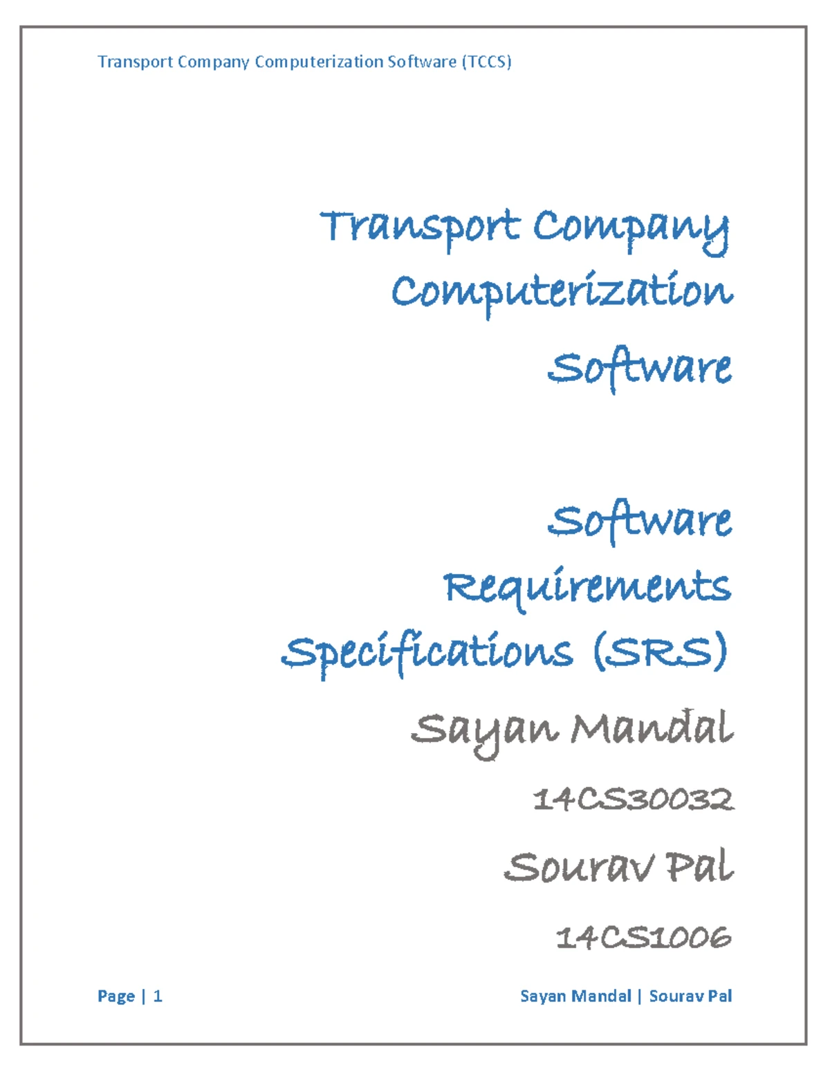 Library Management System SRS - Software Requirements Specification for ...