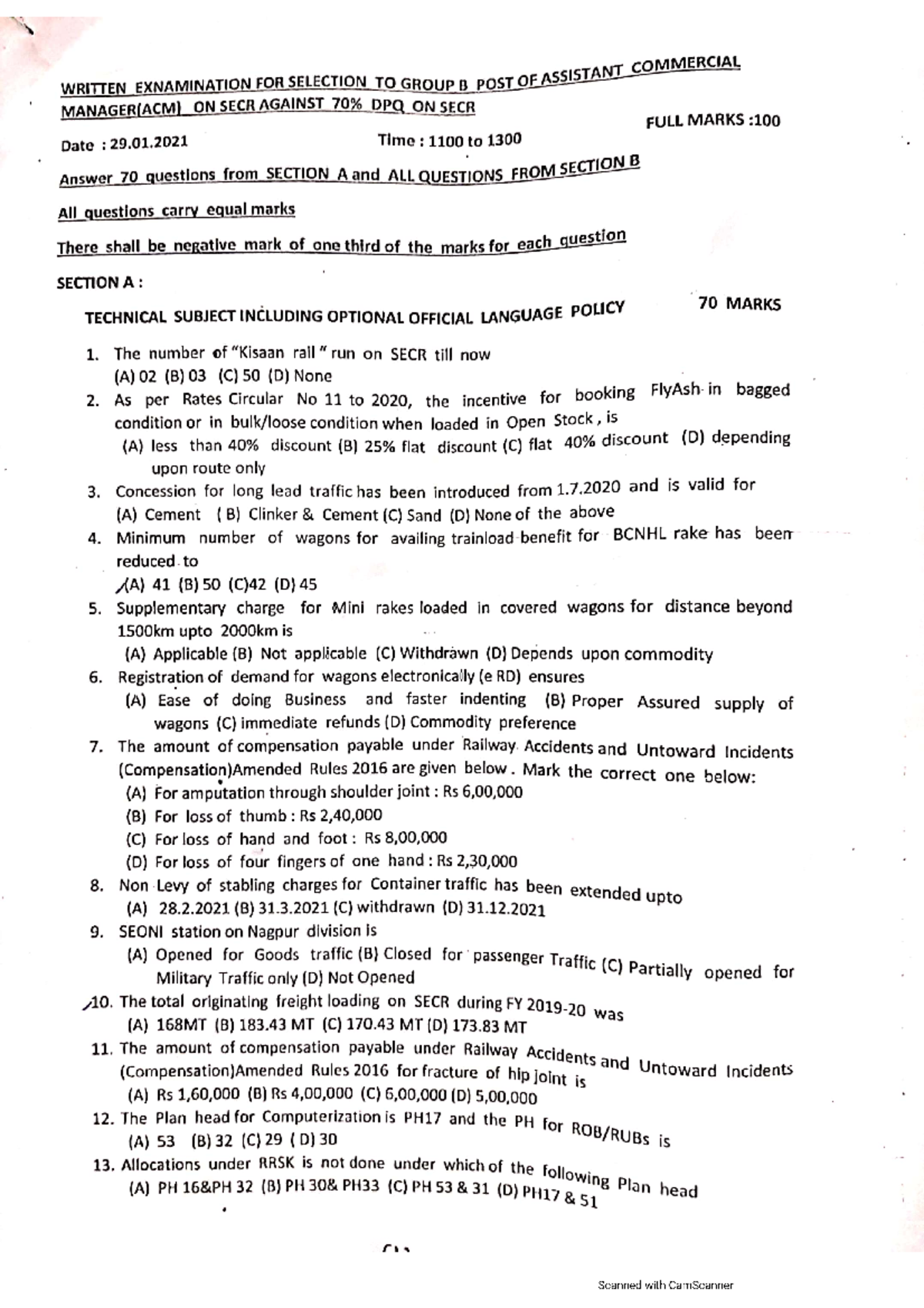 ACM SECR 70 % - hghhhh - Corporate law - Studocu
